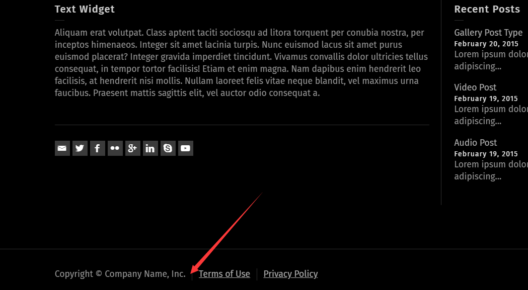 如何在Wordpress RT-Theme 19 主题底部增加网站统计图标